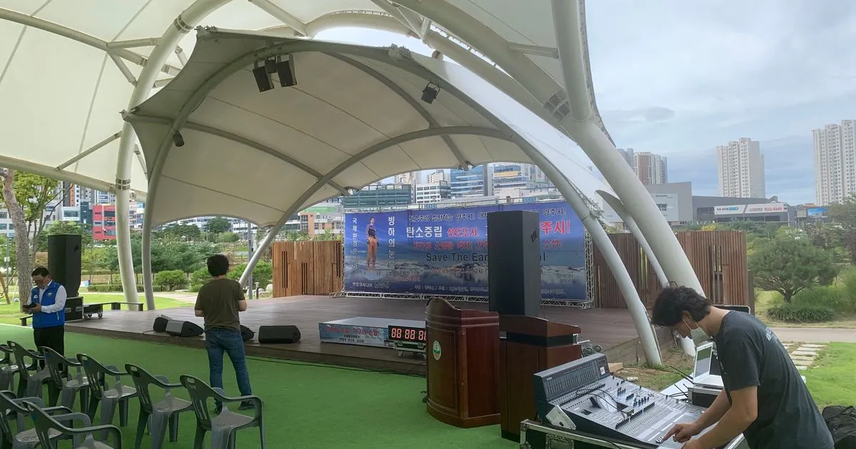 트러스 포토존과 음향기기 대여 오퍼레이터 입니다 김태현 숨고 숨은고수