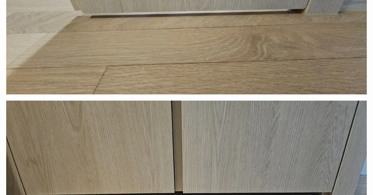 붙박이장 문짝 하부 2cm 절단 가구를 고치는 사람들 용인광주점 숨고 숨은고수