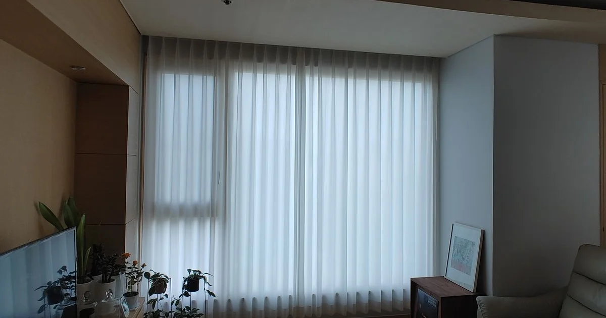 광진구 오피스텔 거실차르르커튼 햇살포근창커튼블라인드전문점 숨고 숨은고수