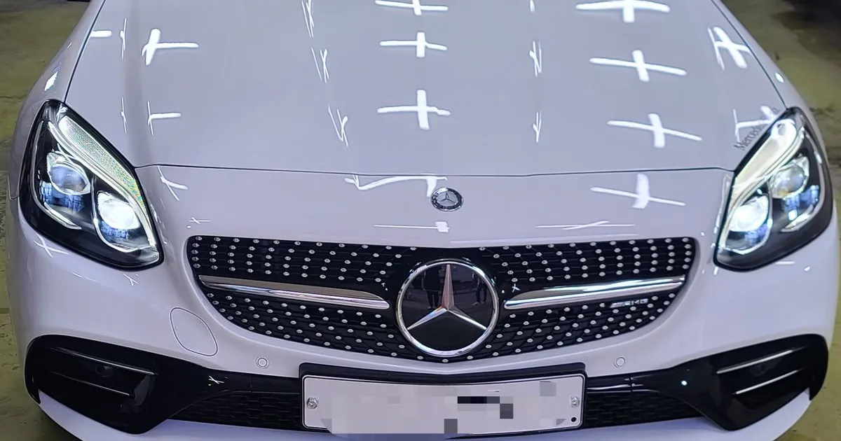 벤츠 Slc43 Amg 폴리싱유리막코팅 작업 이승룡 숨고 숨은고수