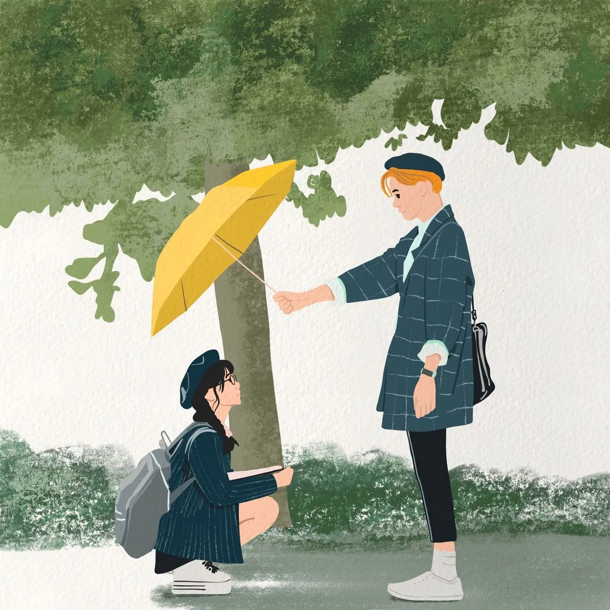커플드로잉 지니그림 숨고 숨은고수