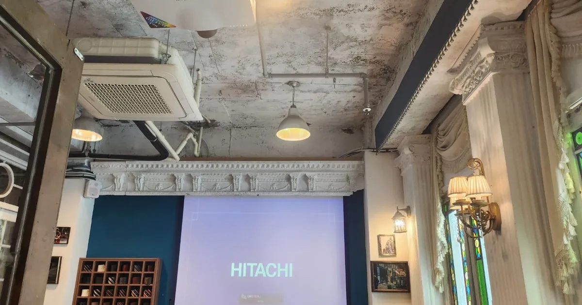 설치가 까다로운 노출콘크리트 환경에서 완벽한 작업 완료 ⭐강남준프로젝터⭐ 음향·영상기기 설치수리렌탈 숨고 숨은고수