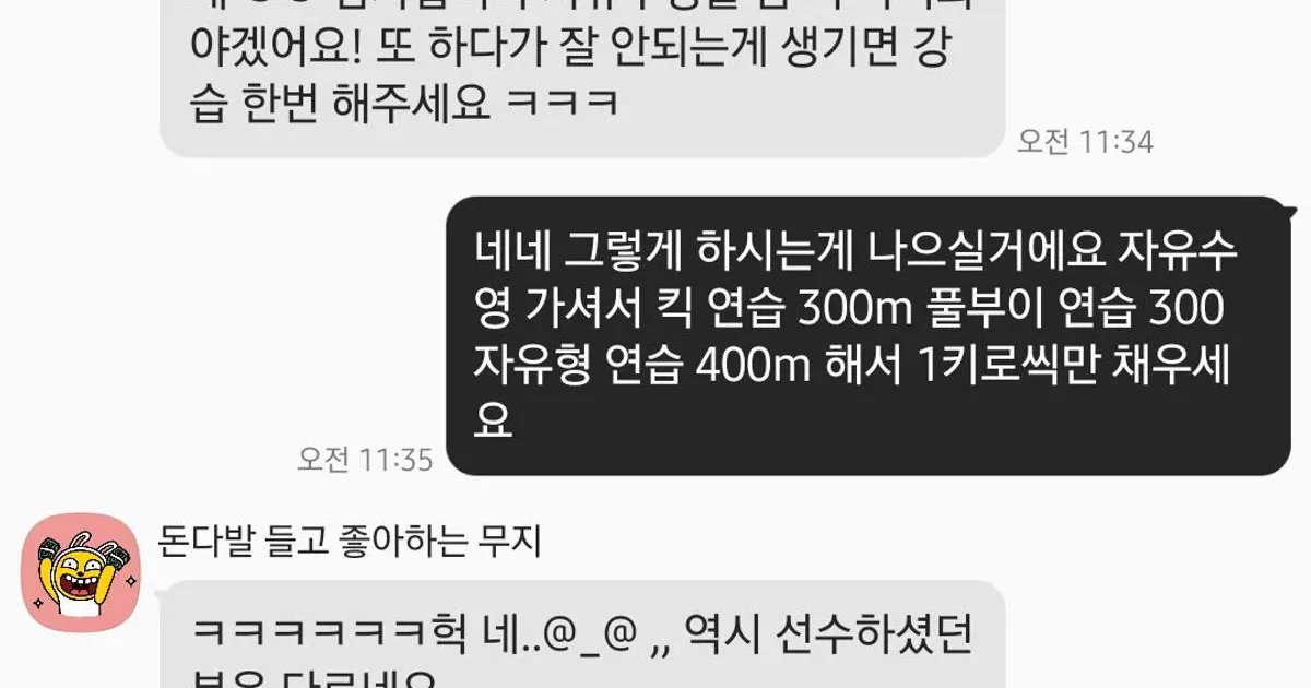 자유형 영법 교정 김뱅 숨고 숨은고수