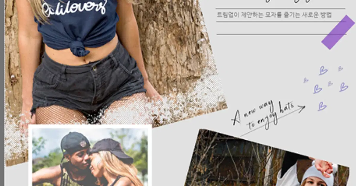 모자 업체 상세페이지 제작 심정예 숨고 숨은고수