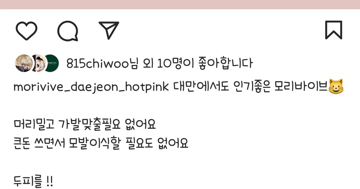 모리바이브 이연희 숨고 숨은고수