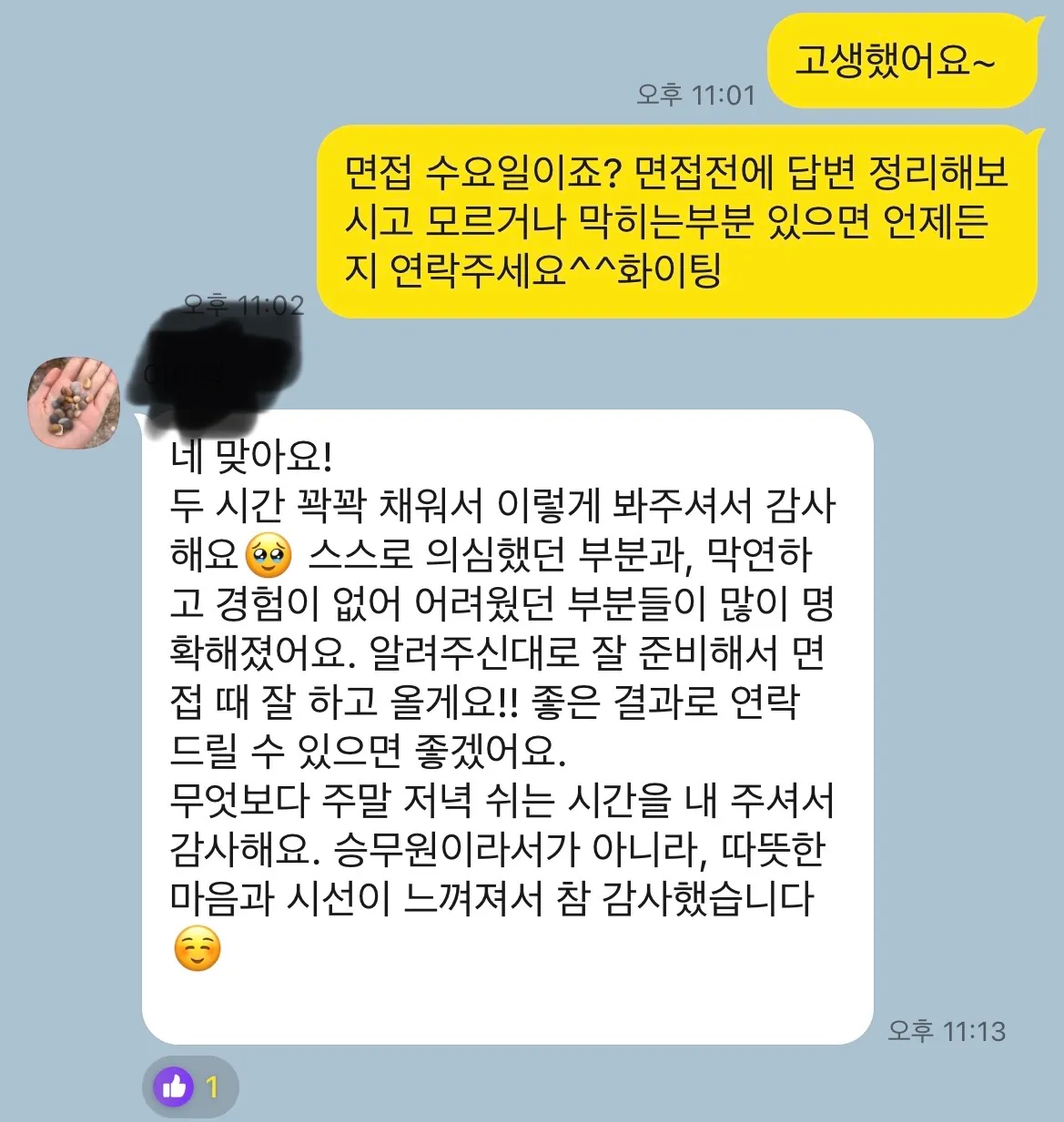 루프트한자 최종합격 쥴리쌤 과외 숨고 숨은고수