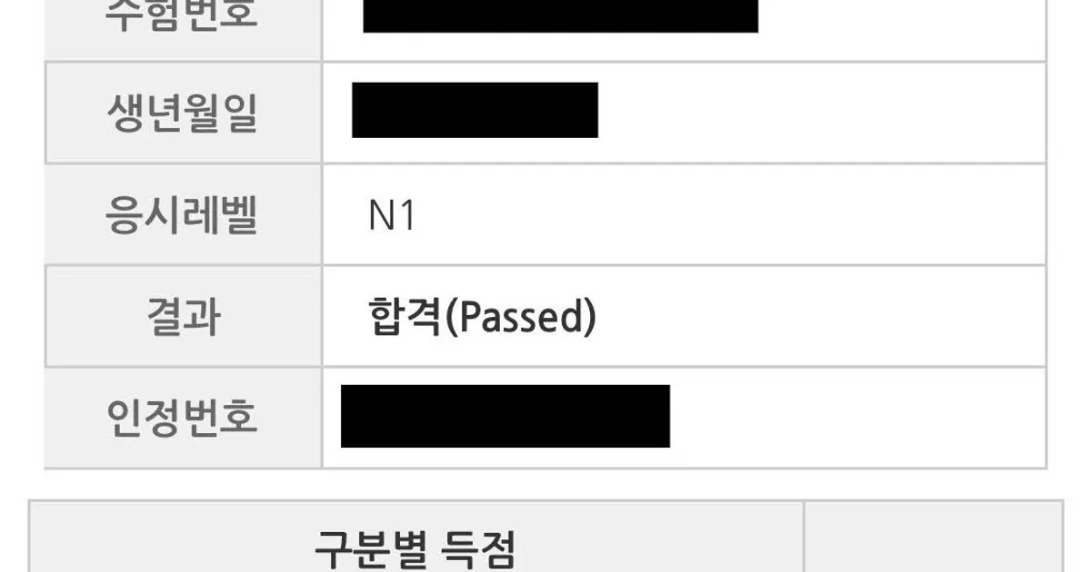 Jlpt 합격증명 방현아 숨고 숨은고수