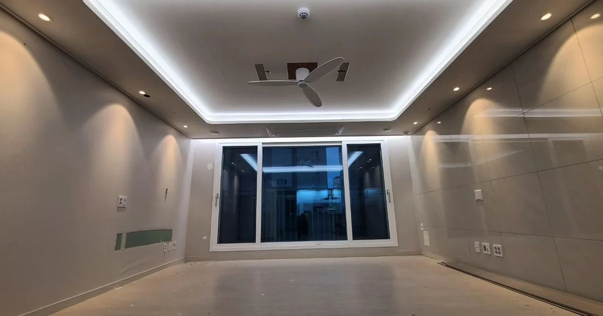 고덕 인스빌 우물천장 조명 실링팬설치 세교전기 숨고 숨은고수