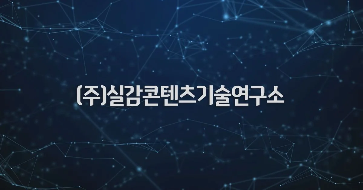 실감콘텐츠기술연구소 Blue73 숨고 숨은고수