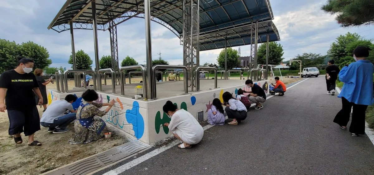 순창군 적성면 적성초등학교 일대 농촌재생 미화사업 배일섭 숨고 숨은고수