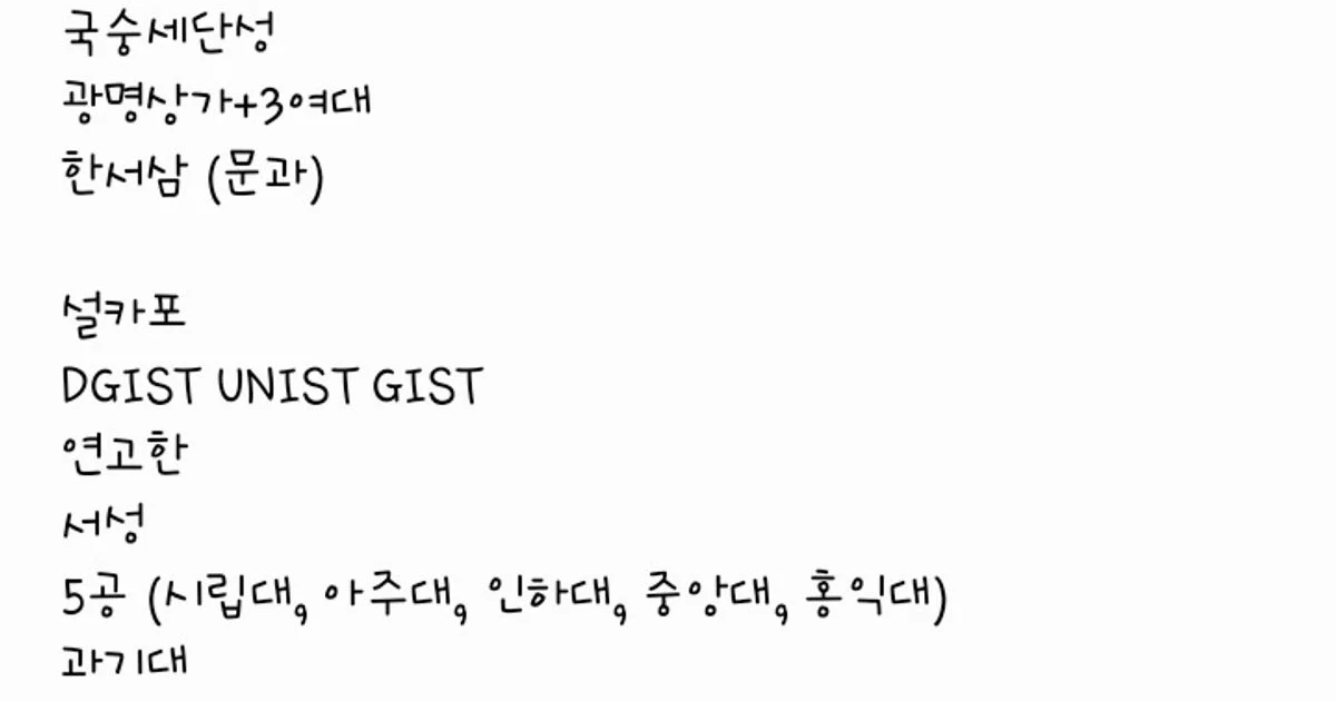 입시 성공 내역 김상우 숨고 숨은고수