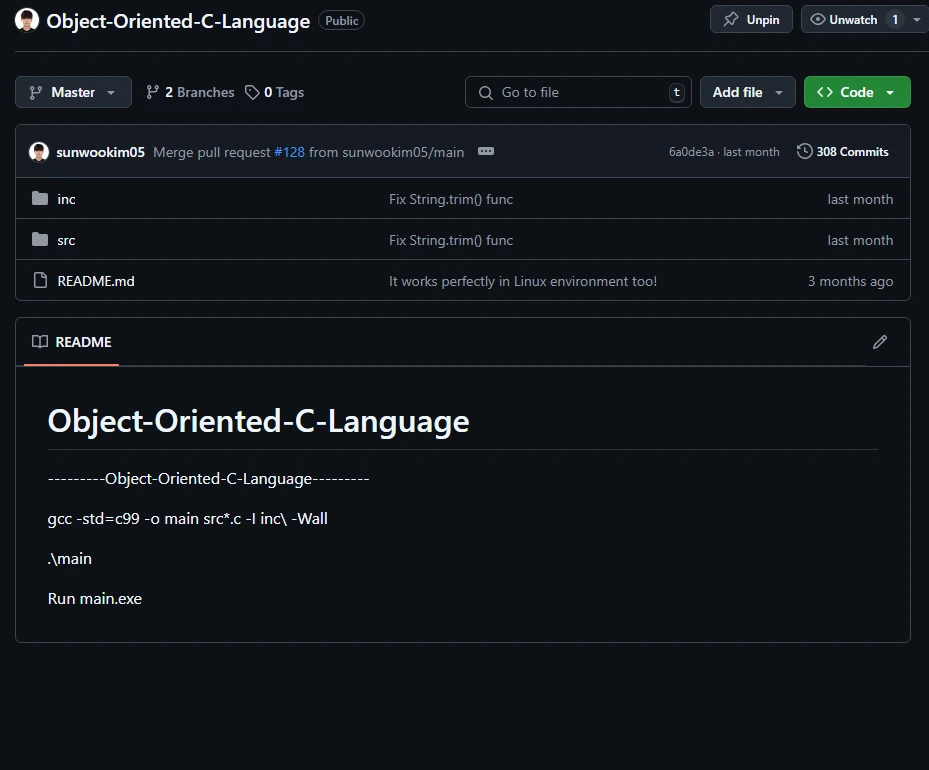 Object Oriented C Language / 김선우 - 숨고, 숨은고수