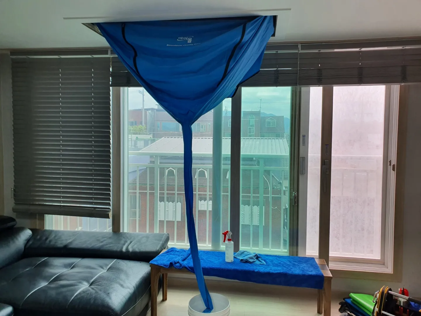 Lg휘센 1way 천장형 시스템 에어컨 분해청소 다함 Plus 숨고 숨은고수