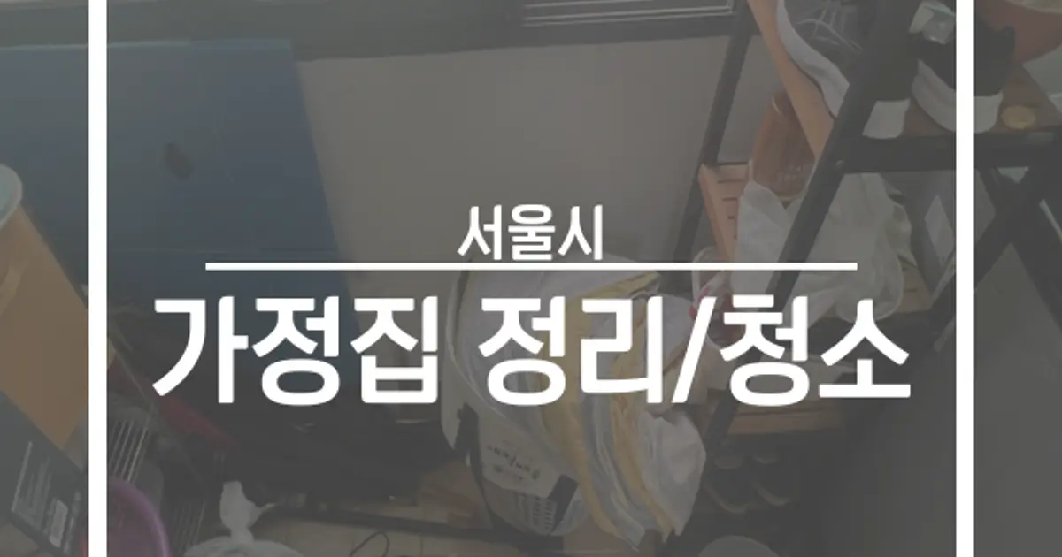 서울시 거주청소 청소해주리 숨고 숨은고수
