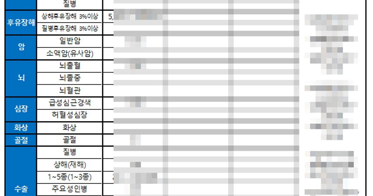 가입한 보험 상품 분석 국가대표보험 김 현 숨고 숨은고수