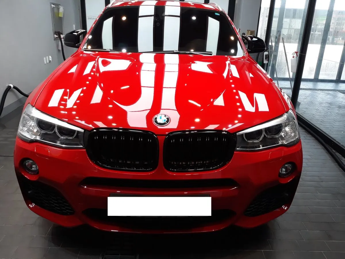 Bmw X4 레드컬러 광택and유리막코팅 시공 세차처럼 숨고 숨은고수