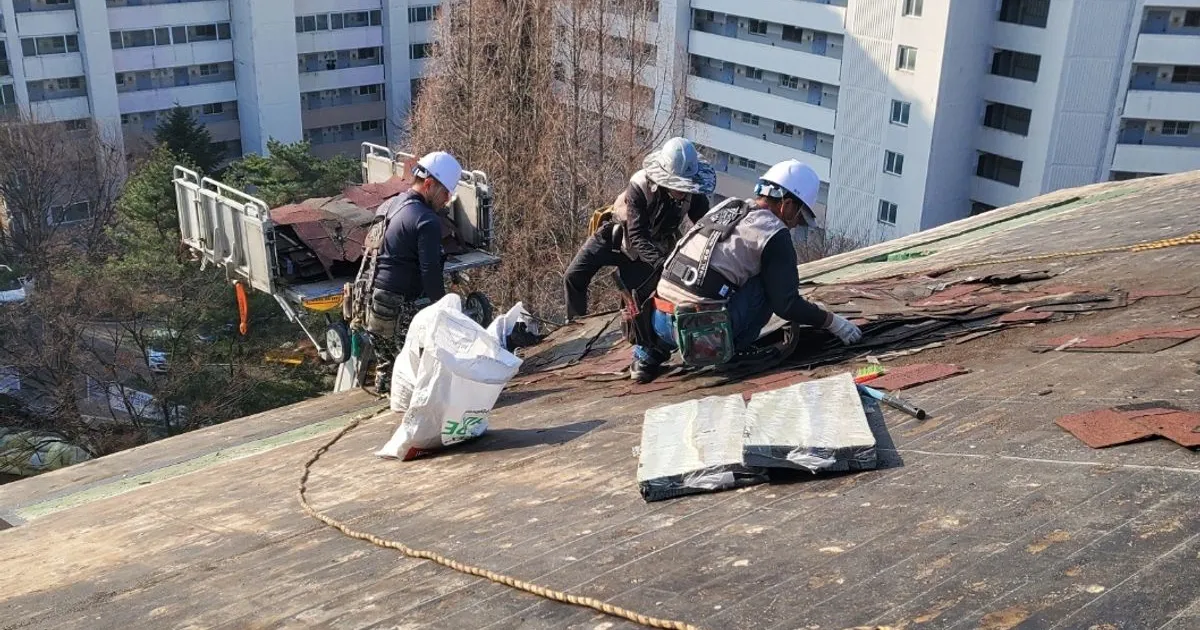 산본 한라아파트 지붕철거 후 폐기물처리 삼성휀스스틸산업더깔끔한 숨고 숨은고수