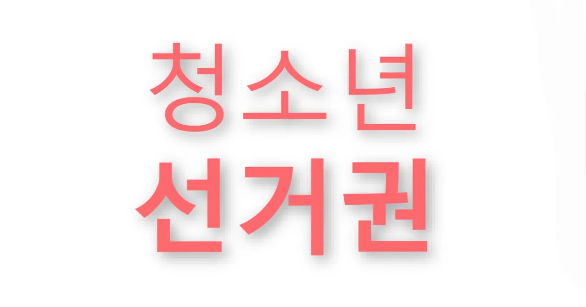 청소년 선거 발표자료 🍒 구구절절 스튜디오 숨고 숨은고수