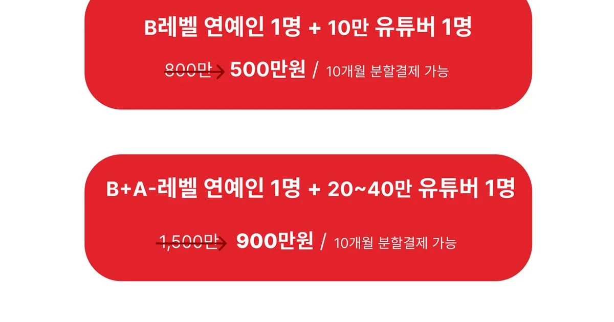스타마케팅 셀럽연예인인플루언서 주허니듀래빗 숨고 숨은고수