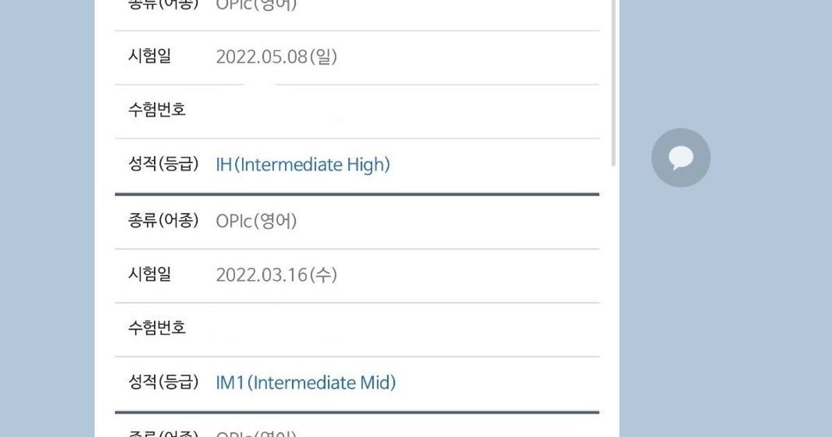오픽 1달 심플러파이드 과정 (IM1>IH) / 콩쌤 - 숨고, 숨은고수