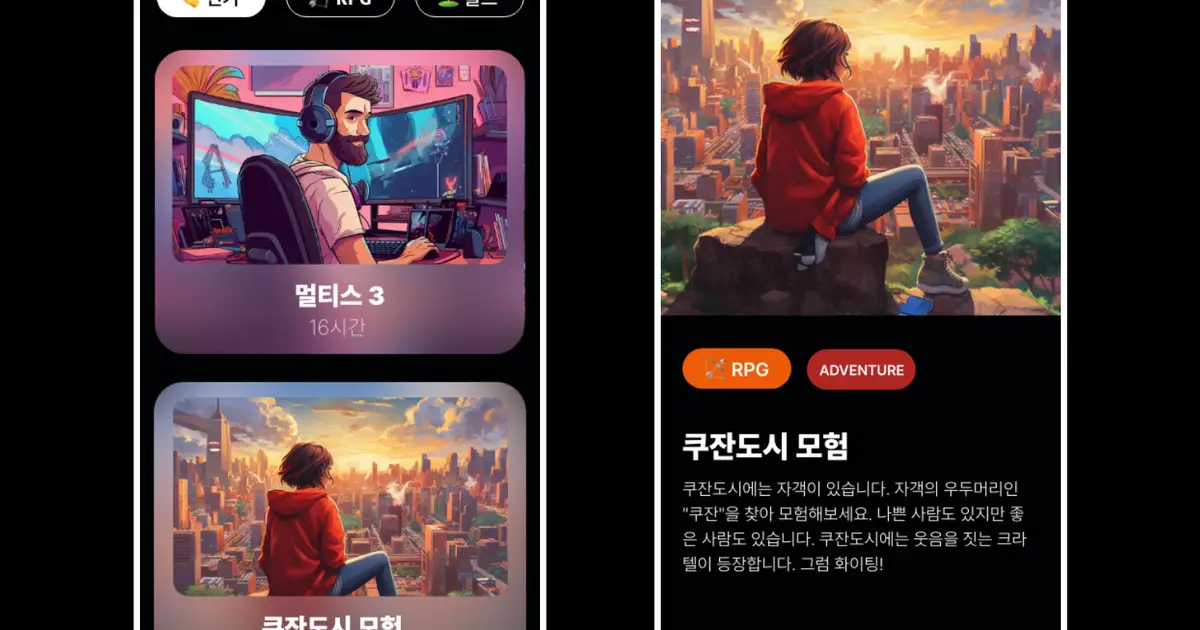 🎮 Vplay 멀티버스 게임 앱 디자인 제작 이지스파크easyspark 숨고 숨은고수