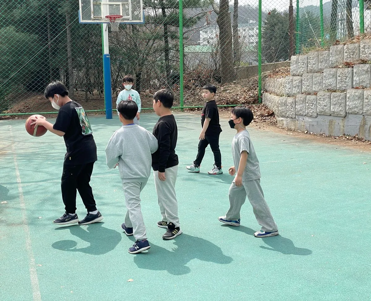과천교회 그룹 농구 레슨 타이핑바운스 숨고 숨은고수