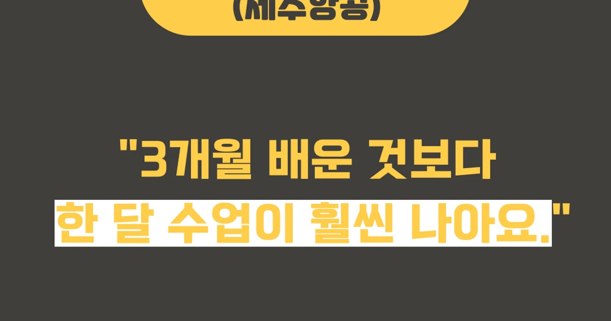 제주항공 승무원 최종 합격 후기 빛나는 스피치 숨고 숨은고수