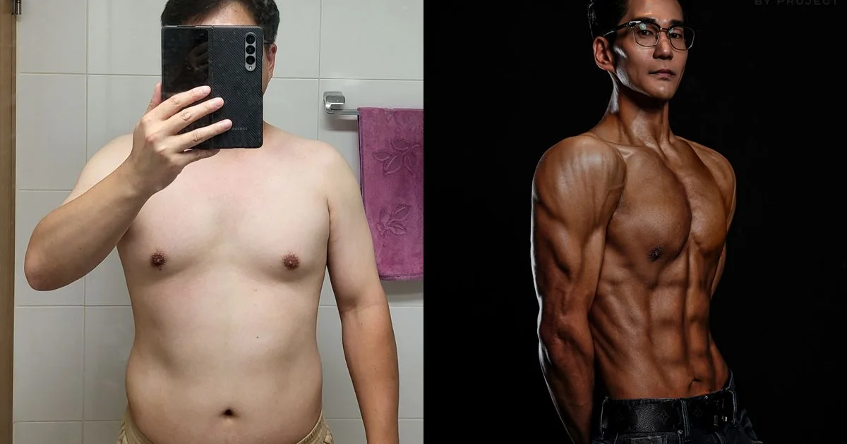 40대 남성 회원님 바디프로필 김동규 시니어 숨고 숨은고수