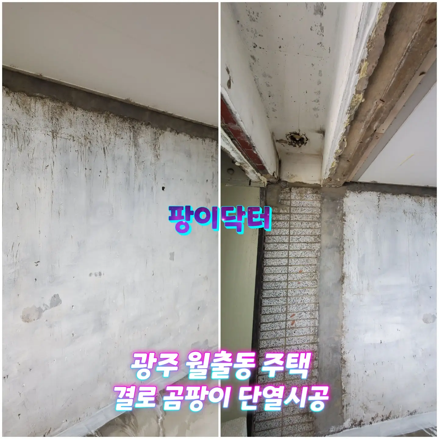광주 월출동 시골주택 Gcs보드 단열시공 팡이닥터 숨고 숨은고수