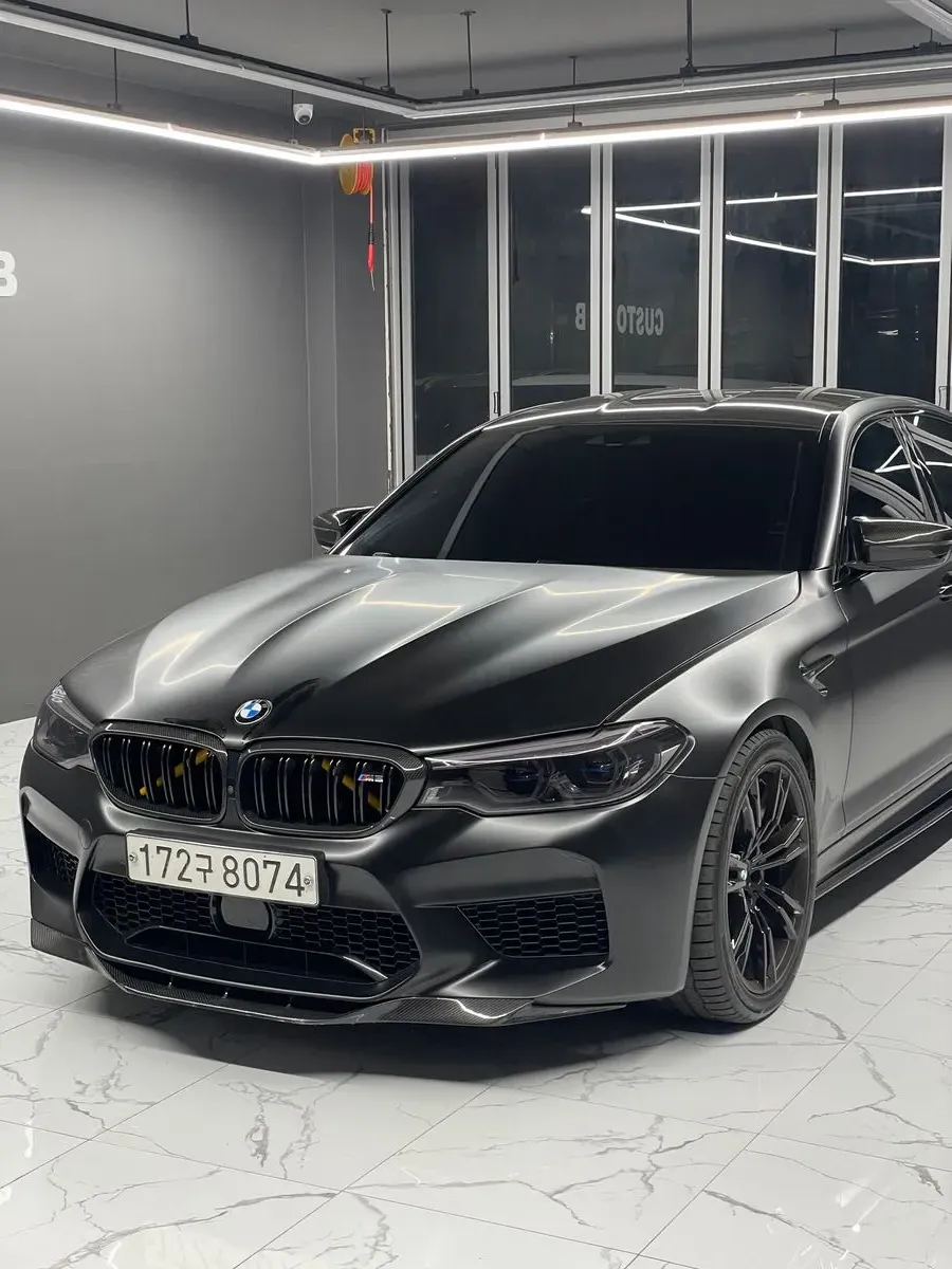 M5 사틴블랙 전체랩핑 Custom B 커스텀 비 숨고 숨은고수