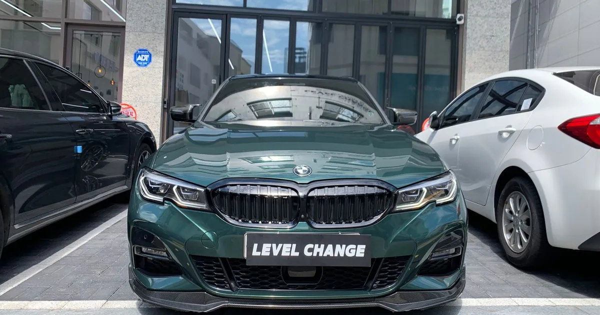 Bmw 3시리즈 비닐프로그 고광택랩핑 고틀랜드그린 김용민 숨고 숨은고수