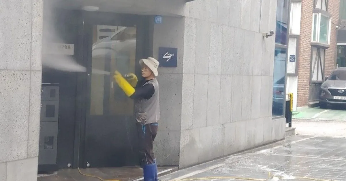 건물 외부 관리 청소 작업현장 크린마스터 숨고 숨은고수