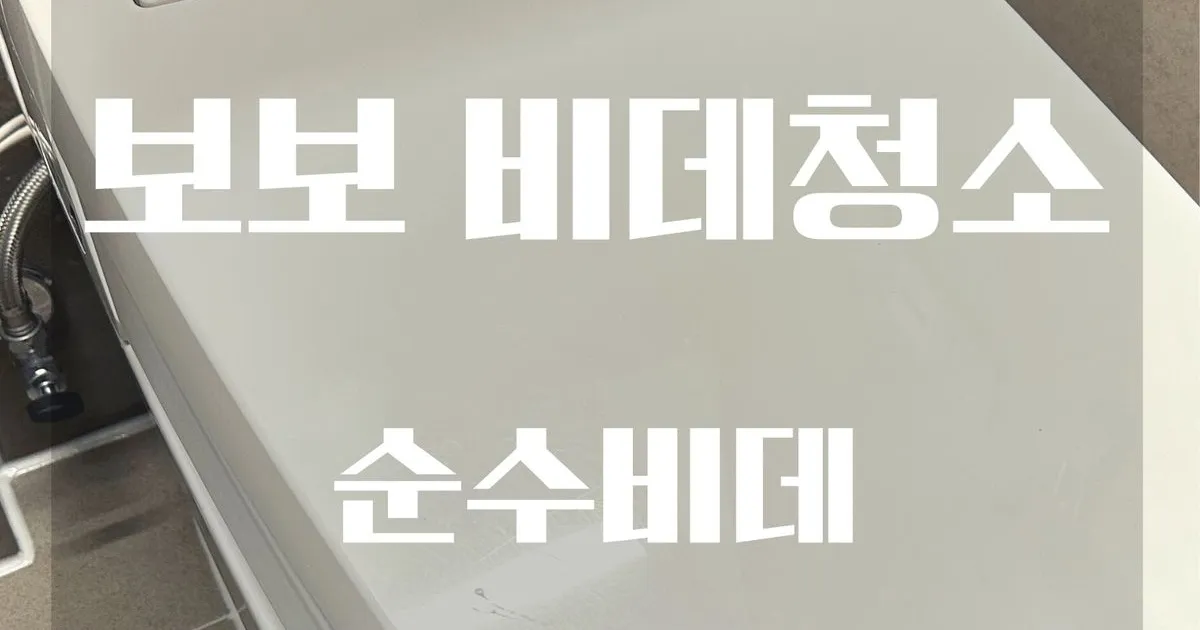 잠실올림픽공원아이파크 보보비데 분리 세척 순수비데 숨고 숨은고수