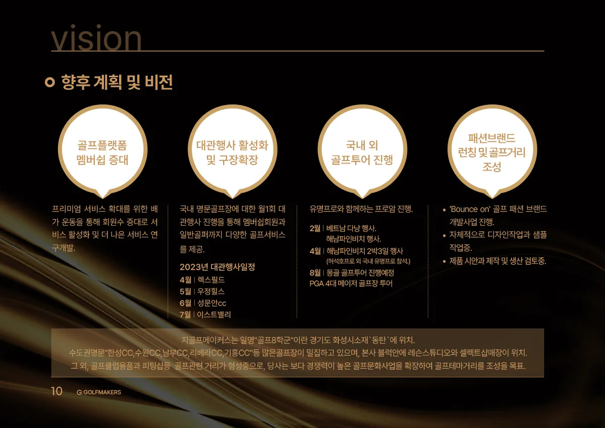 지골프메이커스 회사소개서 민미홍 숨고 숨은고수