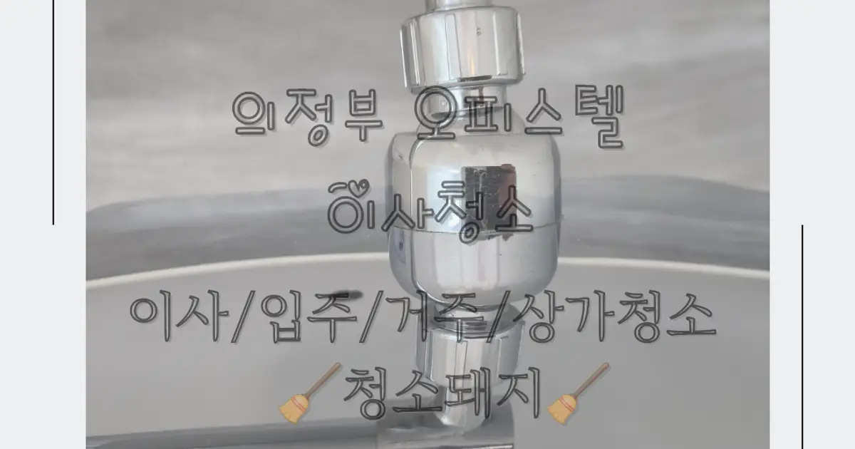 의정부 오피스텔 이사청소 사진입니다 청소돼지서울경기청소전문 숨고 숨은고수