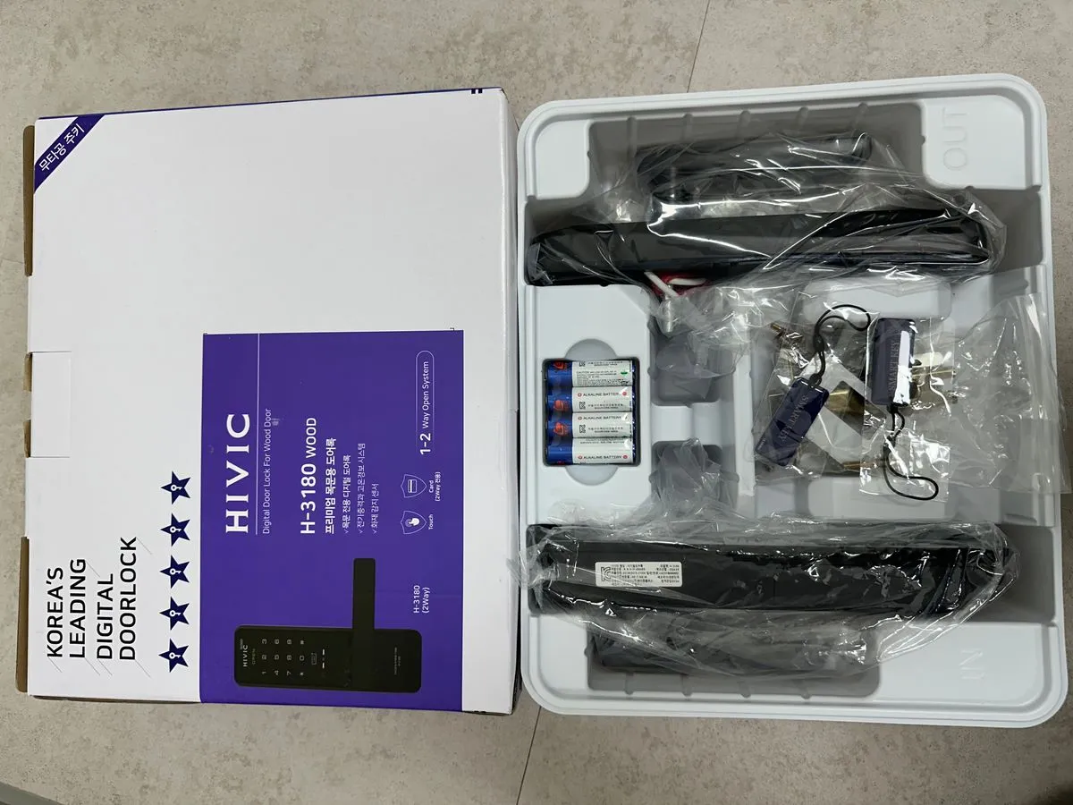 목문용 도어락 하이원 플러스 HIVIC H-3180 / 바로열쇠 - 숨고, 숨은고수