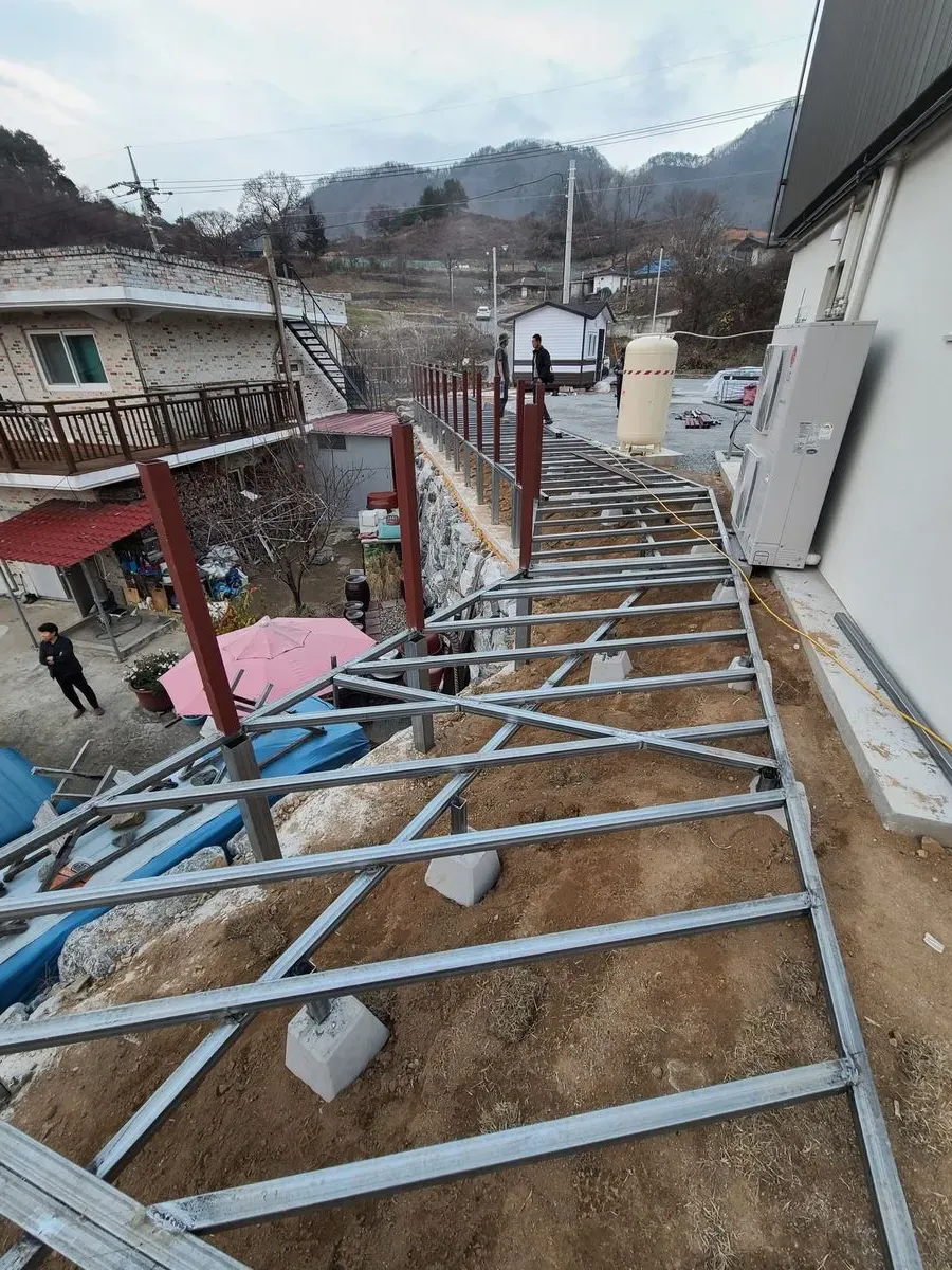 충주 까페 합성데크난간시공 포레우드 인테리어 숨고 숨은고수