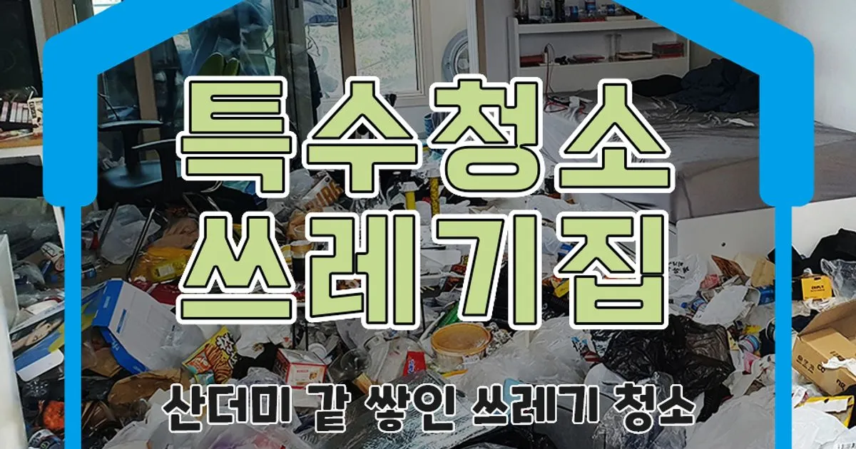 특수청소 쓰레기집 산더미 처럼 쌓인 쓰레기집 청소 서진수 숨고 숨은고수