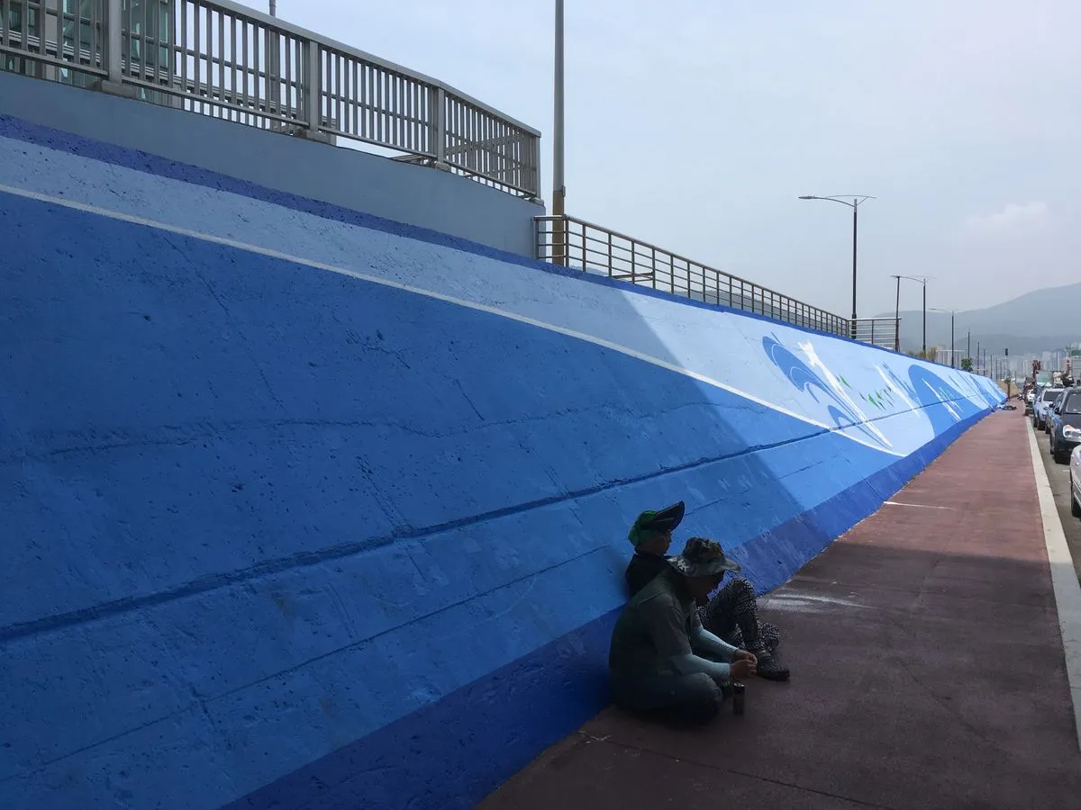 영도 브릿지수변테마공원 벽화 전창훈 숨고 숨은고수
