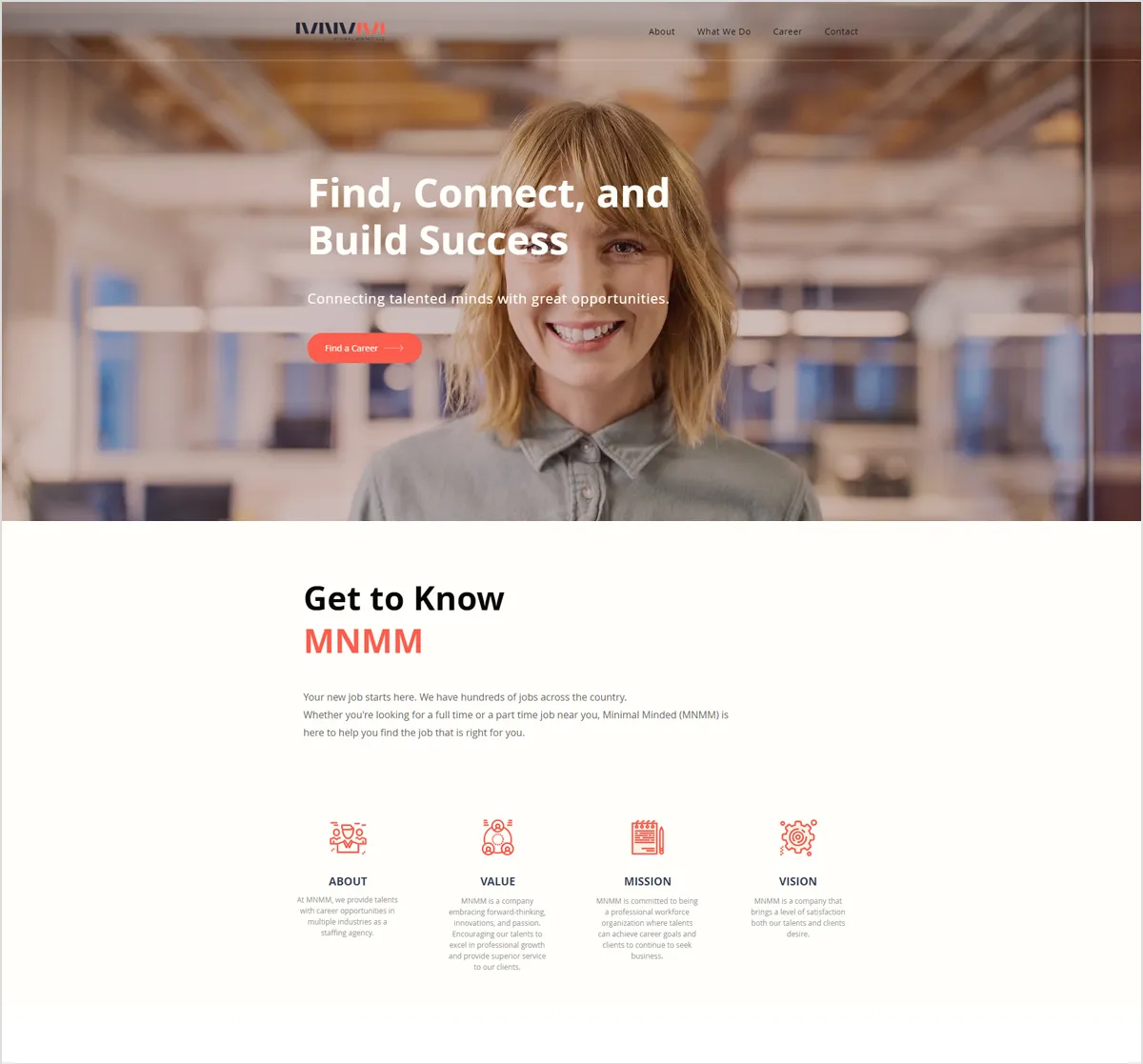 아임웹 디자인 웹사이트 홈페이지 기획 및 제작 MNMM / 최설아 - 숨고, 숨은고수