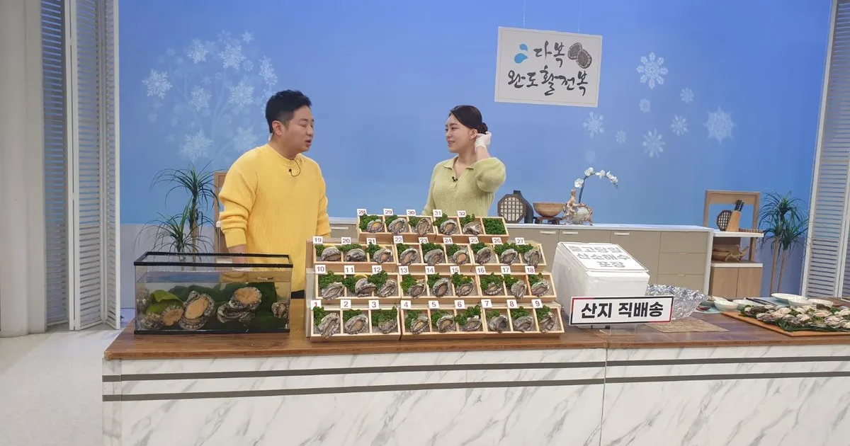 완도활전복ㅡns홈쇼핑 방송 이효근 숨고 숨은고수