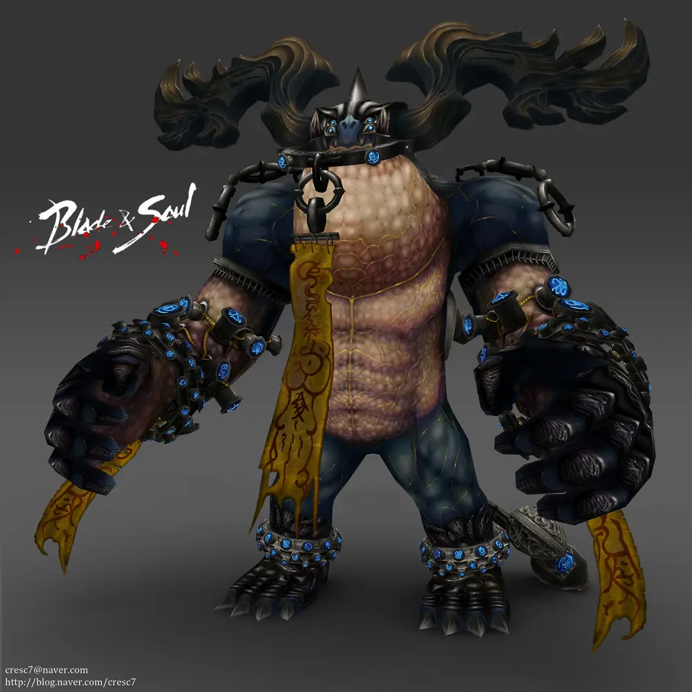 3d몬스터 모작입니다블레인드앤소울 보스몬스터 전성일 숨고 숨은고수