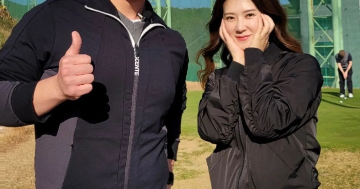 개그우먼 고유리 님과 파3 숏게임레슨 촬영 김용수 숨고 숨은고수