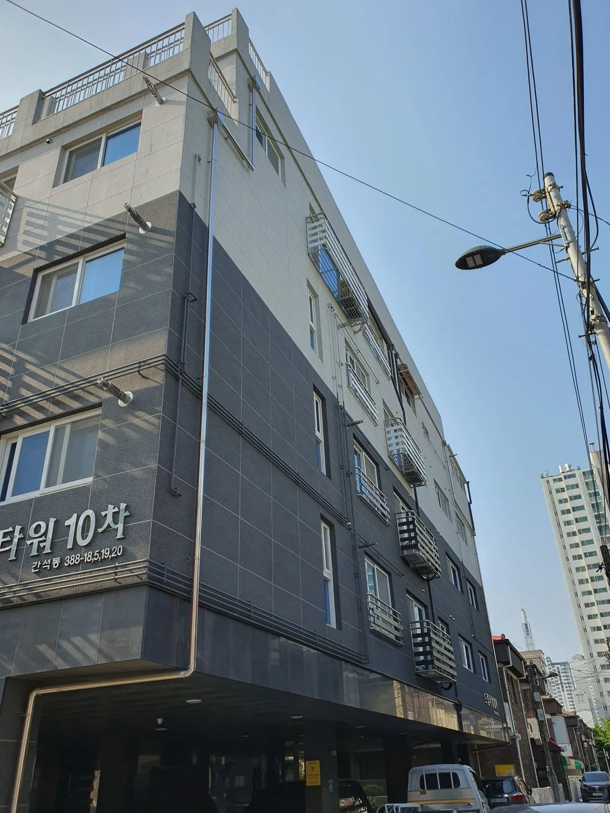 인천 간석동 신축 빌라 렉산 차양 시공 삼원공사 샷시 숨고 숨은고수