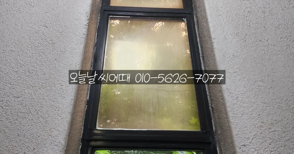 경기도 하남시 건물 상가 유리창 청소를 다녀오다 배정선 숨고 숨은고수