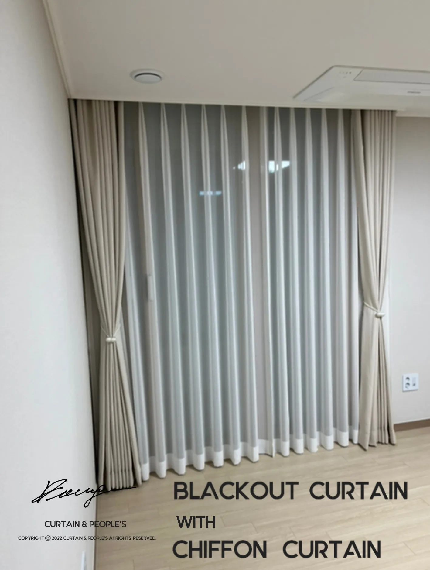 커튼암막쉬폰 And 우드블라인드 커튼과사람들 Curtain And Peoples 숨고 숨은고수