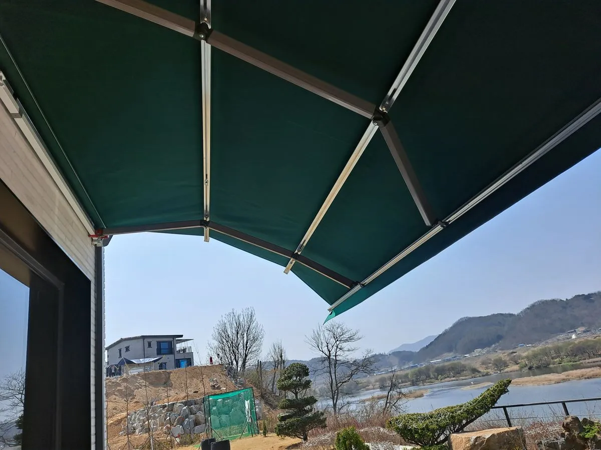 원주 3단 폴딩 전동 어닝 나이스어닝 숨고 숨은고수