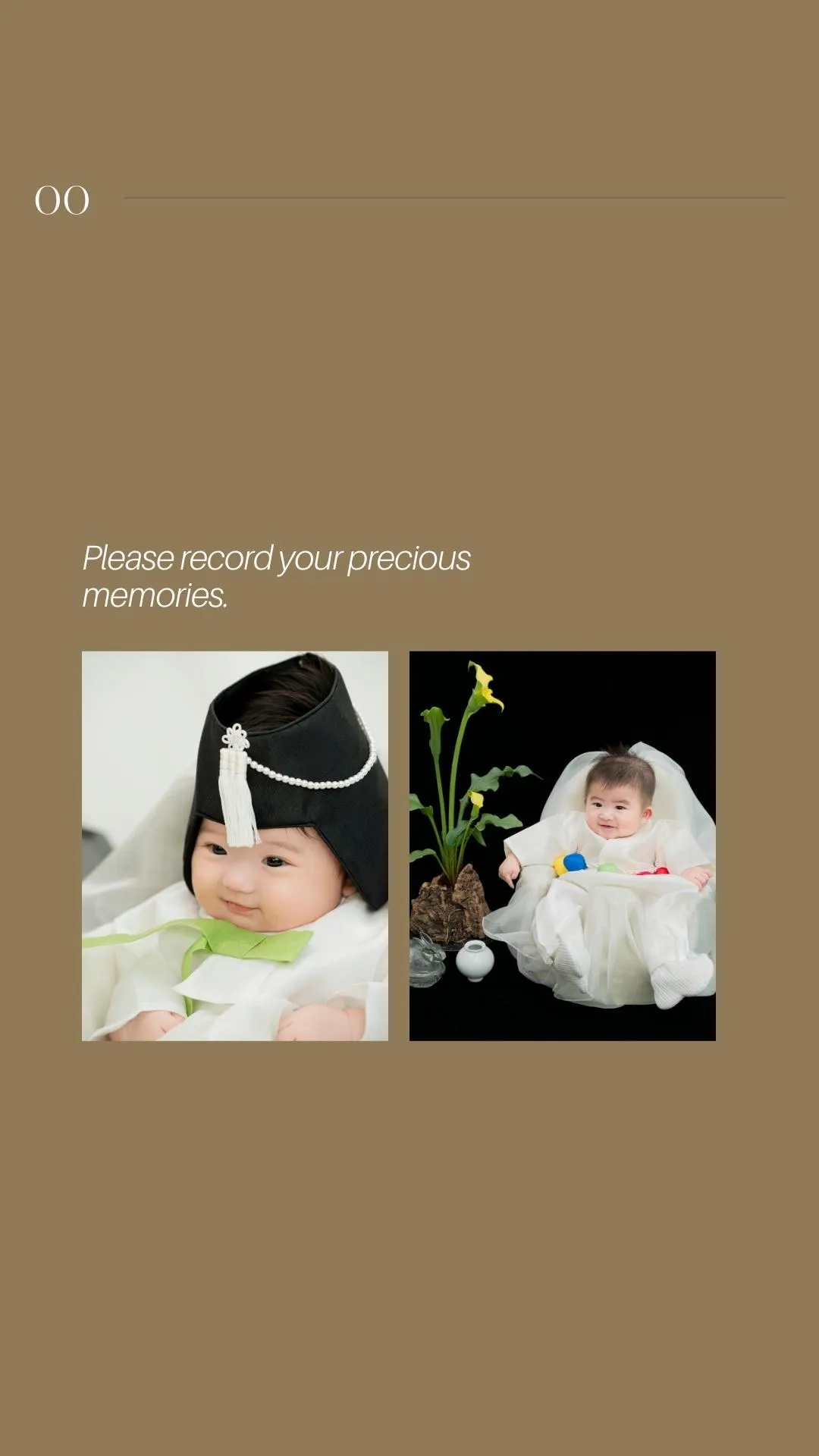백일 돌 아가 기념촬영 한복포함 타이니픽 숨고 숨은고수