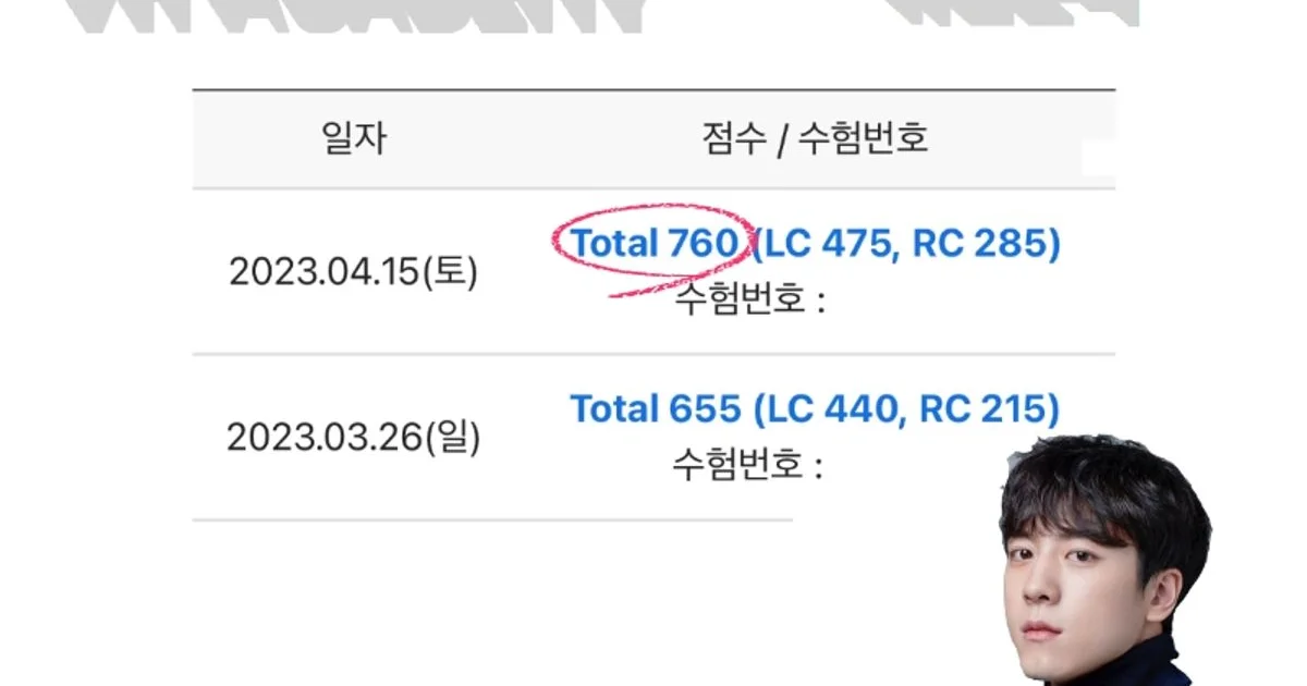 리얼성적후기🔥 11 영어회화토익전문 윤홍빈 숨고 숨은고수