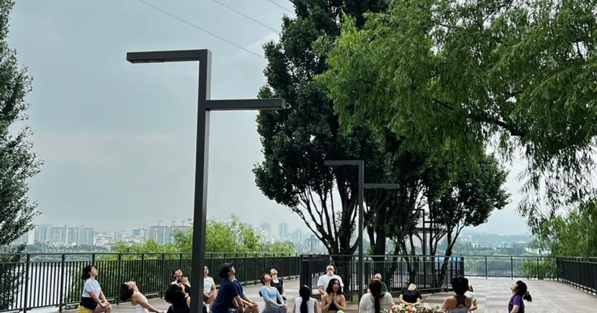 서울시 선유요가” 야외 수업 진행 백가영 숨고 숨은고수
